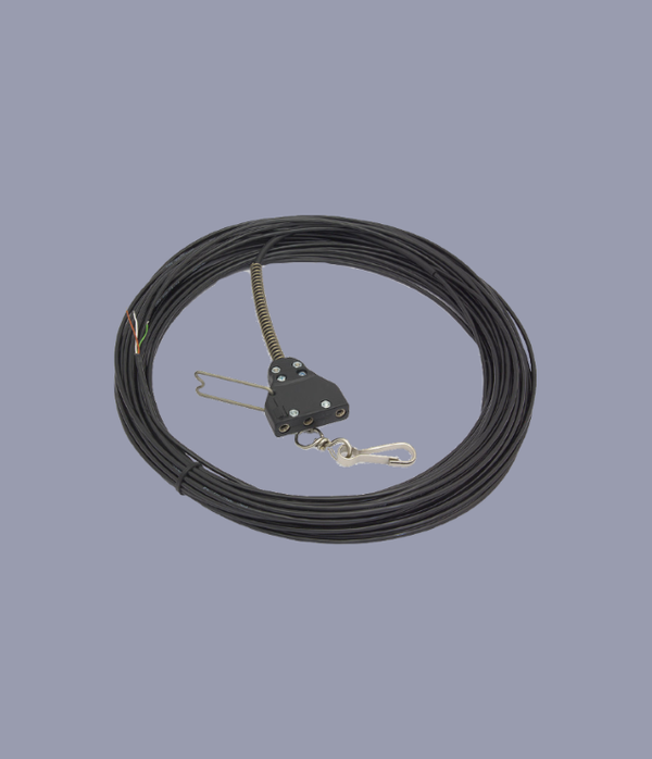 Favero Reel Cable with Fencer-end Socket - World Fencing Style