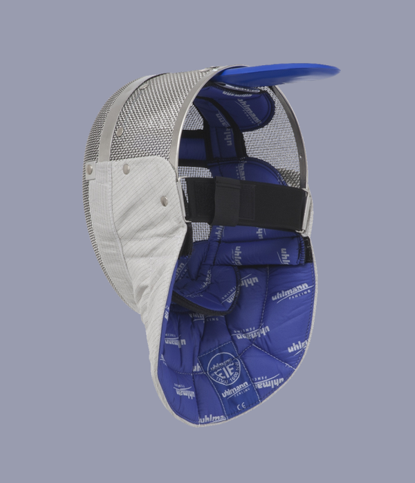 Uhlmann FIE Sabre Mask, Removable Padding - World Fencing Style