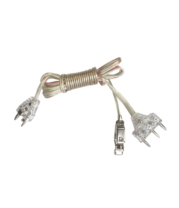 WFS Foil and Sabre Body Wire with Transparent Plugs - World Fencing Style